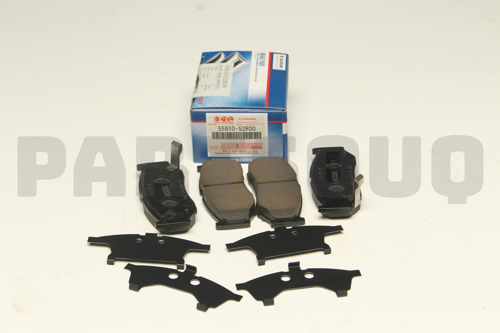 5581052R00 Genuine Suzuki PAD SET 55810-52R00 | eBay