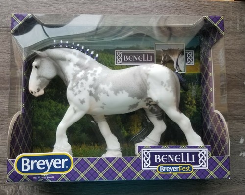 Breyerfest 2020 Store Special Run Benelli #711378 blue roan Pinto Draft ...