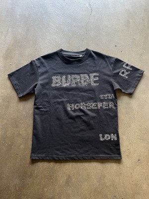 Burberry London Horseferry Road Monogram Studded Rhinestone Black T ...