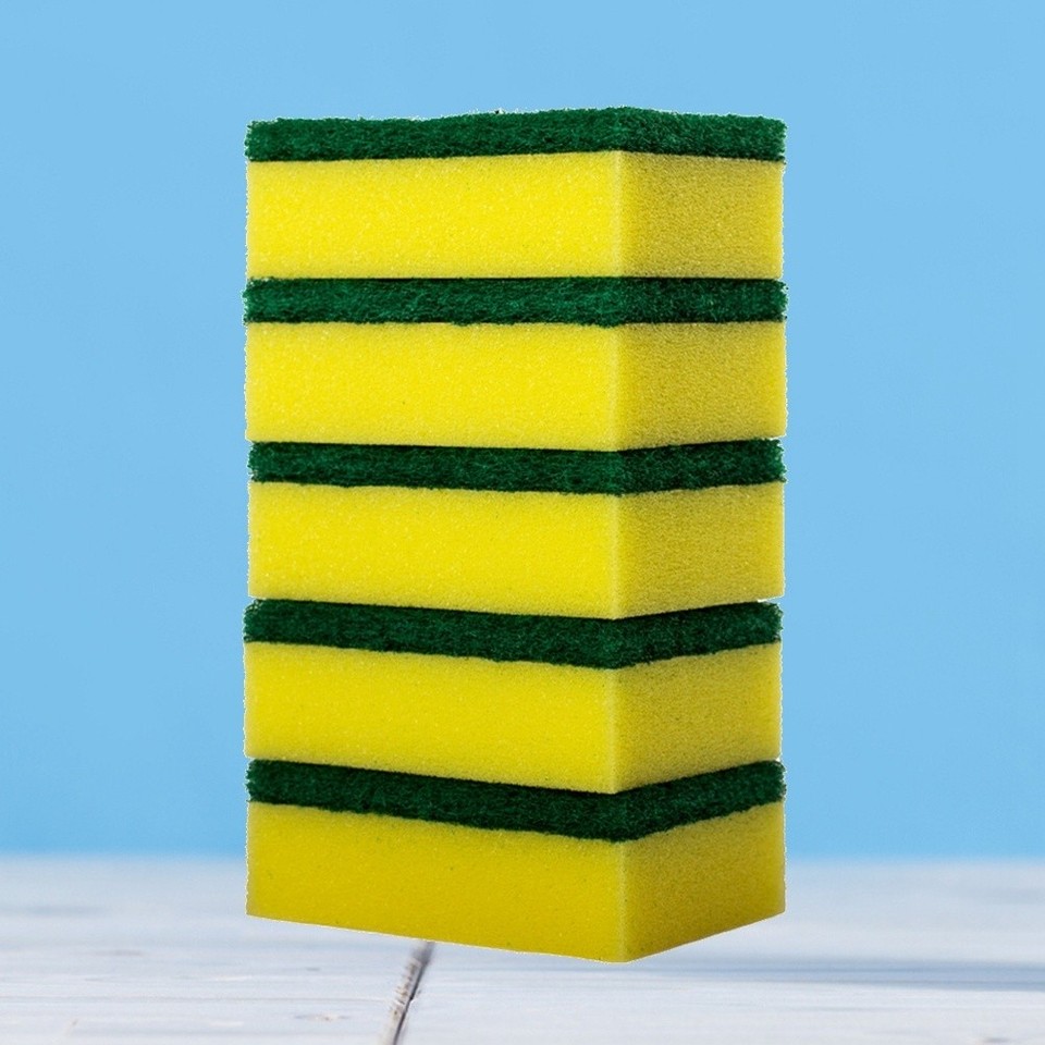 20 Pcs Kitchen Scrubbers Dishwashing Sponge Blocks for Durable Kichen ...