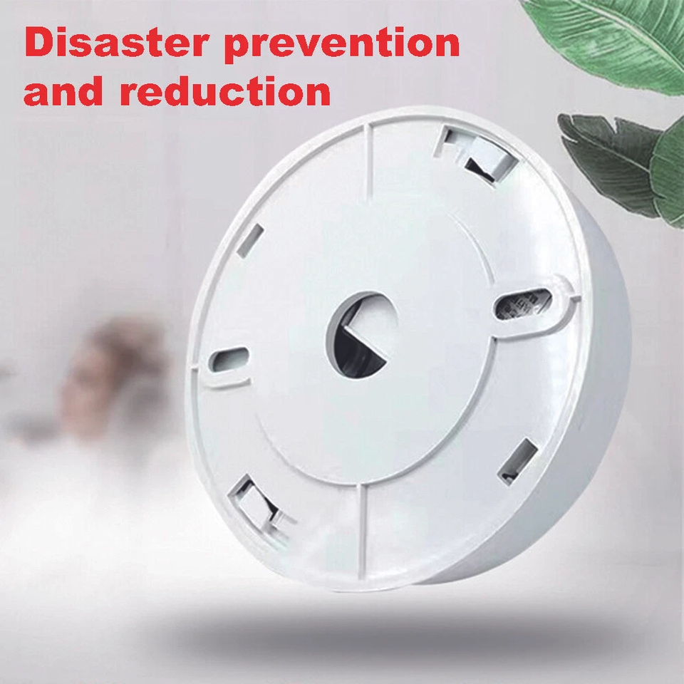 2 x Home Fire Alarm Smoke Detector Gas Sensor Twin Pack with Batteries ...