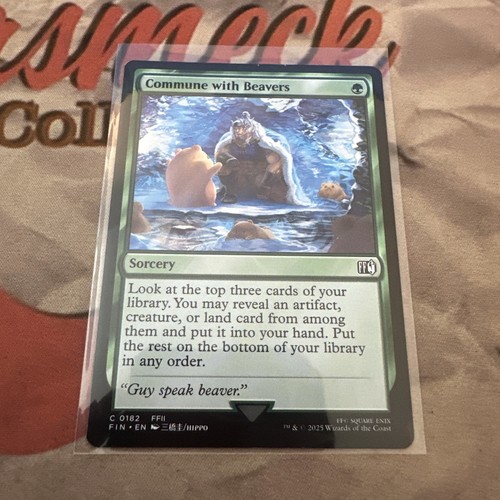 MTG Commune with Beavers Final Fantasy Regular #0182 | eBay