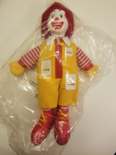 McDonalds RONALD MCDONALD DOLL NEW NWT MINT | eBay