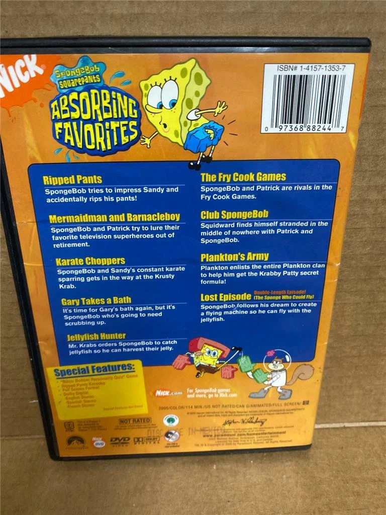 Spongebob Absorbing Favorites