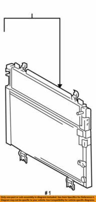 88460-50230 Toyota Condenser assy, cooler 8846050230, New Genuine OEM ...
