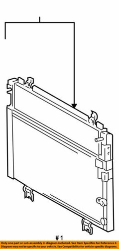 88460-50230 Toyota Condenser assy, cooler 8846050230, New Genuine OEM ...