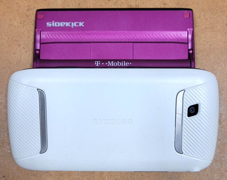 Samsung Sidekick 4G SGH-T839 - Pink & White (T-Mobile) Very Rare ...