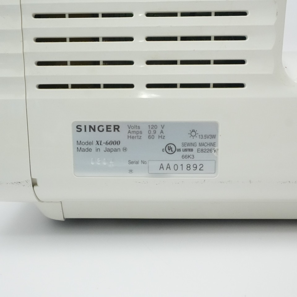 Singer Quantum 6000XL Sewing /Embroidery Machine Combo | eBay