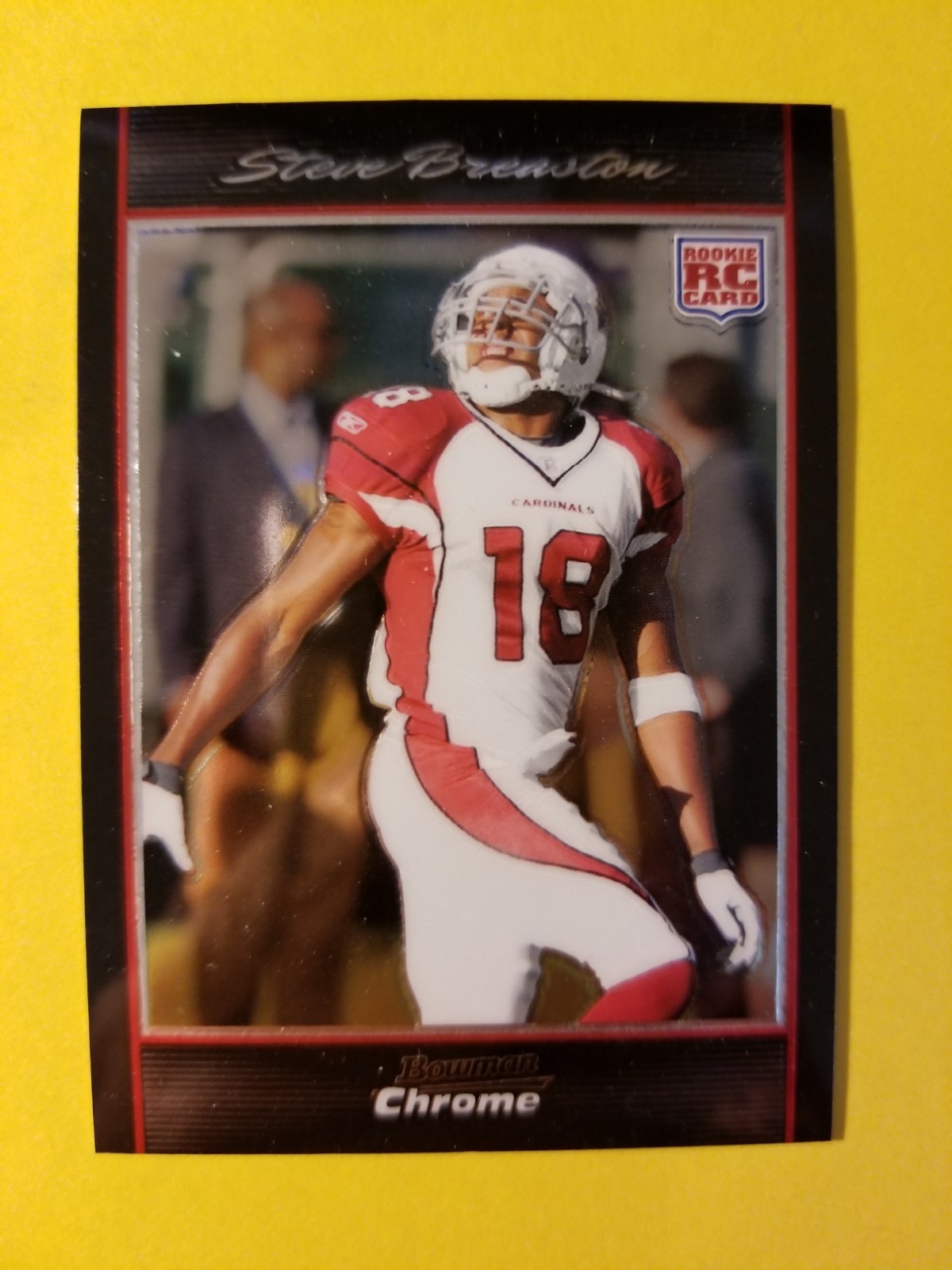 STEVE BREASTON * RC ROOKIE #BC43 ARIZONA CARDINALS - MICHIGAN 2007 ...