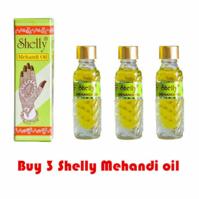 Shelly Henna Mehandi Oil for Dark Hands/Dark Henna - 3 Mehandi Oils | eBay