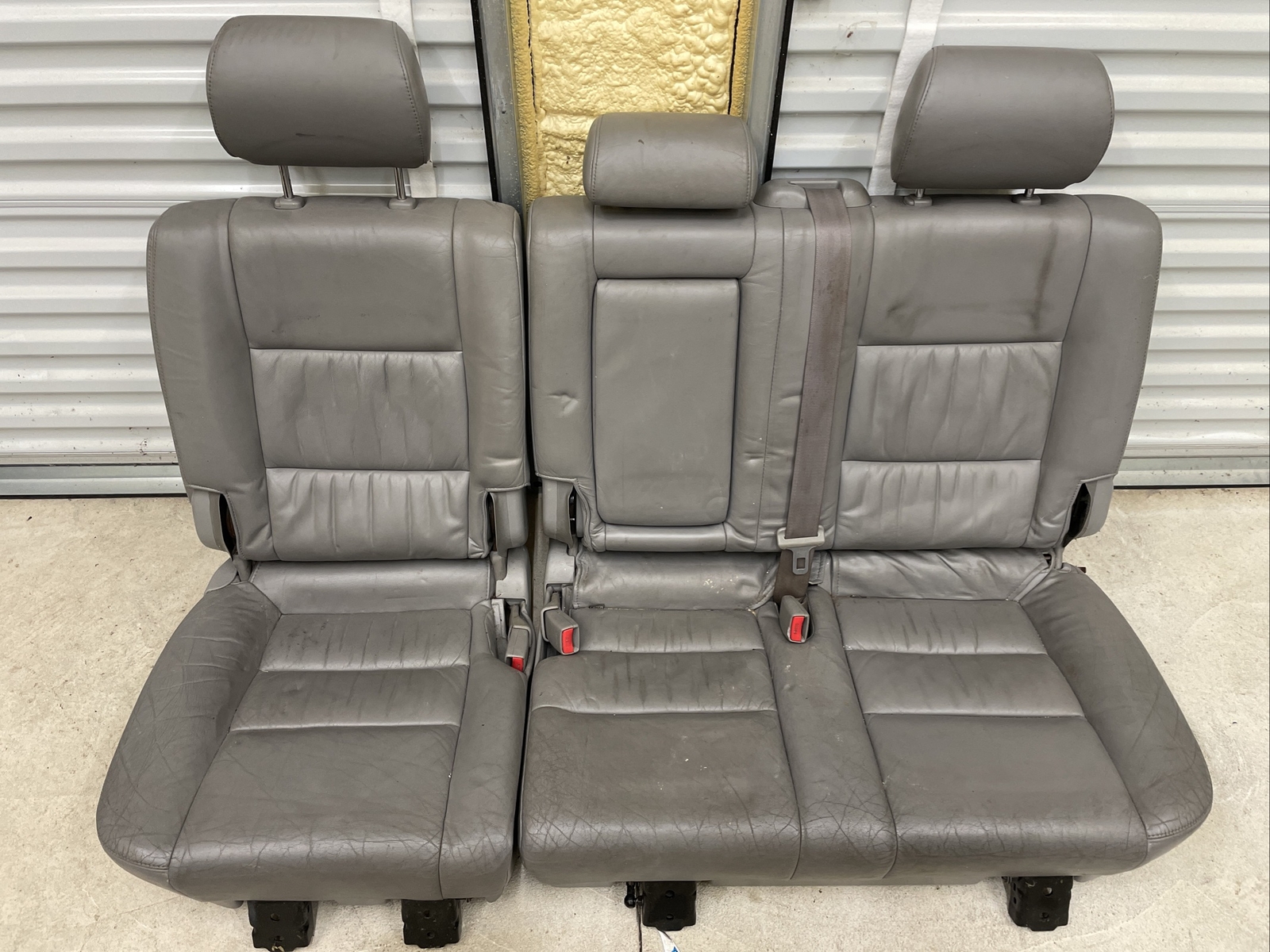 1998-2007 LAND CRUISER LEXUS LX470 REAR SECOND ROW 2ND SEAT GRAY SET ...