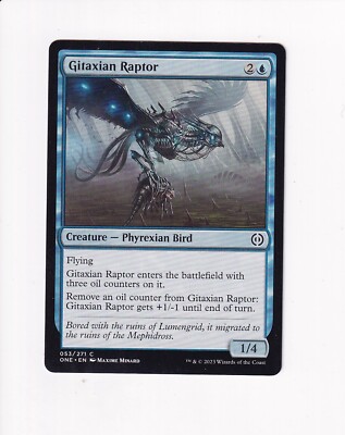 MAGIC THE GATHERING MTG PHYREXIA ALL WILL BE ONE GITAXIAN RAPTOR (#2 ...