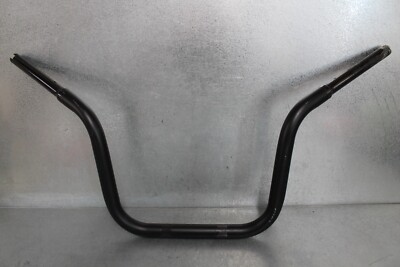 Nice 19+ Indian Stock Handlebars flat Black center 6" width 33" | eBay