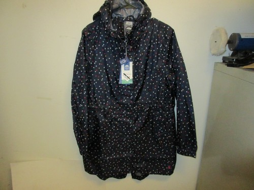 NEW Joules GoLightly Windbreaker/Raincoat 208712 Multi Color Spots sz 6 ...