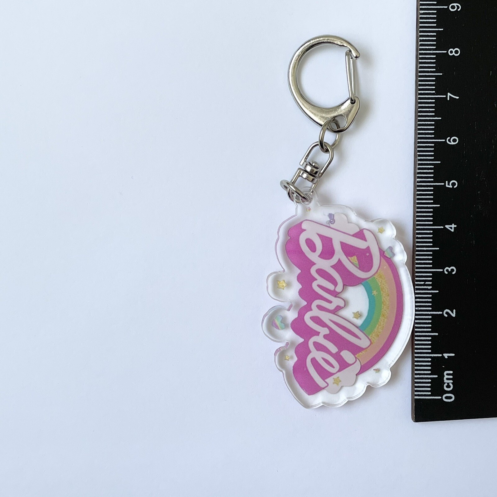 Cute Barbie Acrylic Novelty Keyring/ Keychain /Gift Idea / Key Ring ...