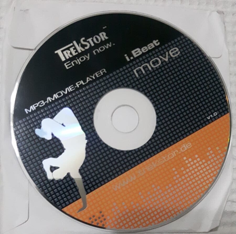 CD - TREKSTOR ENJOY NOW - MP3/MOVIE-PLAYER I.BEAT - MOVE - PROGRAM PC ...