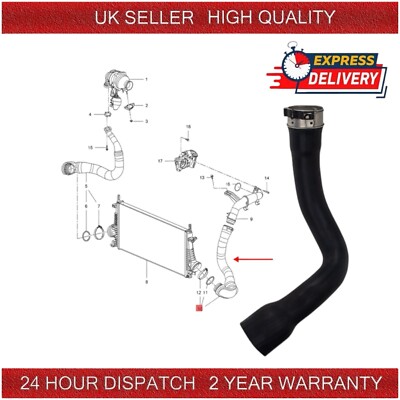 TURBO INTERCOOLER PIPE HOSE FOR VAUXHALL INSIGNIA 2.0 CDTI 13242121 ...