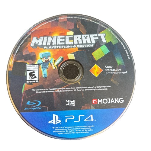 Minecraft Sony Playstation 4 Edition PS4 Game *TESTED* (DISC ONLY!) | eBay