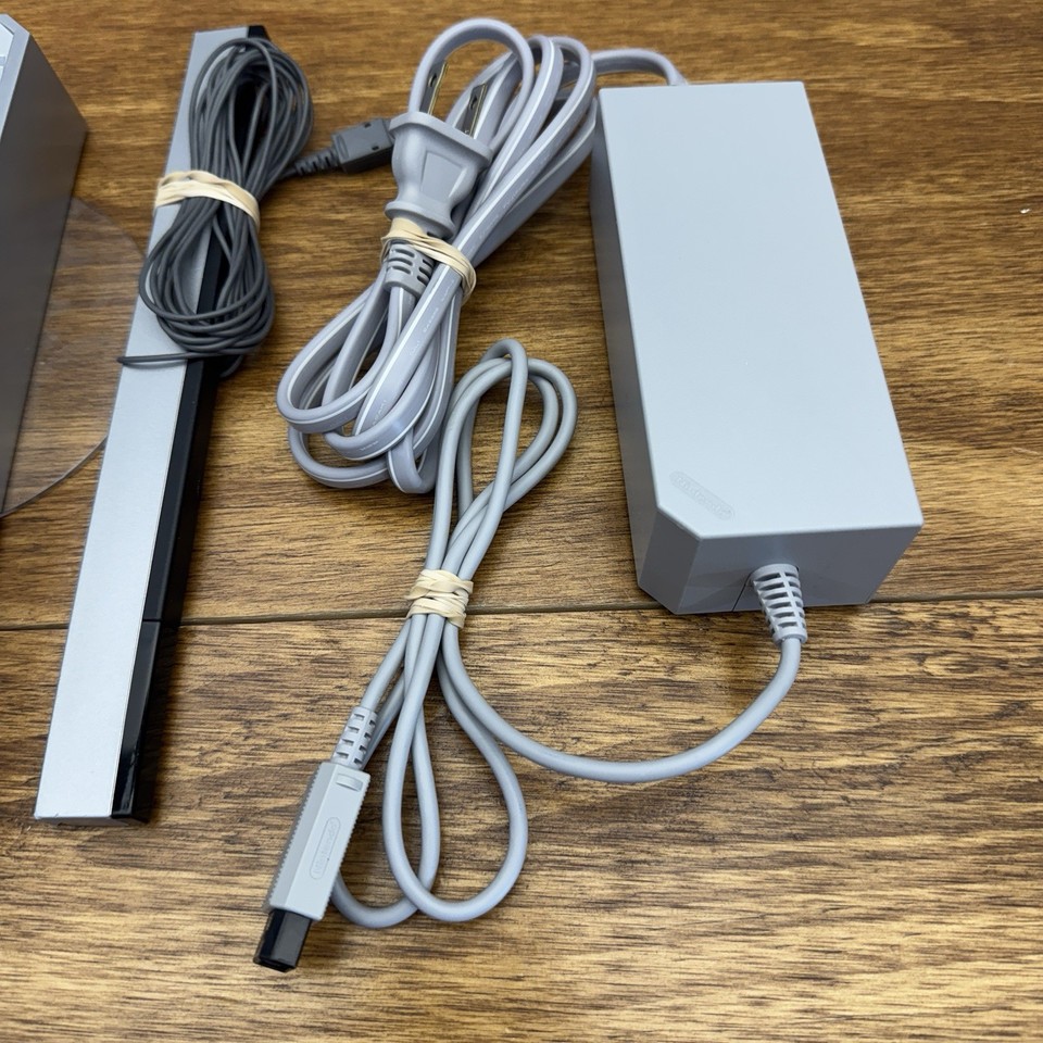 Official OEM Original Nintendo Wii Power Cord AV Cables Sensor Bar ...