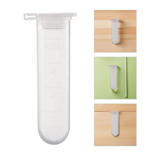50pcs 5ml Science Laboratory Centrifuge Tubes Test Snap Lid Tubes Tubes ...