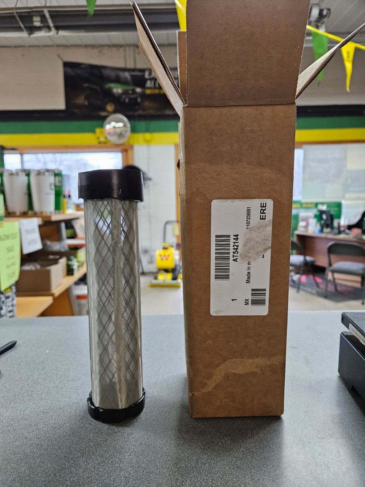 JOHN DEERE Secondary Air Filter Element AT542144 | eBay