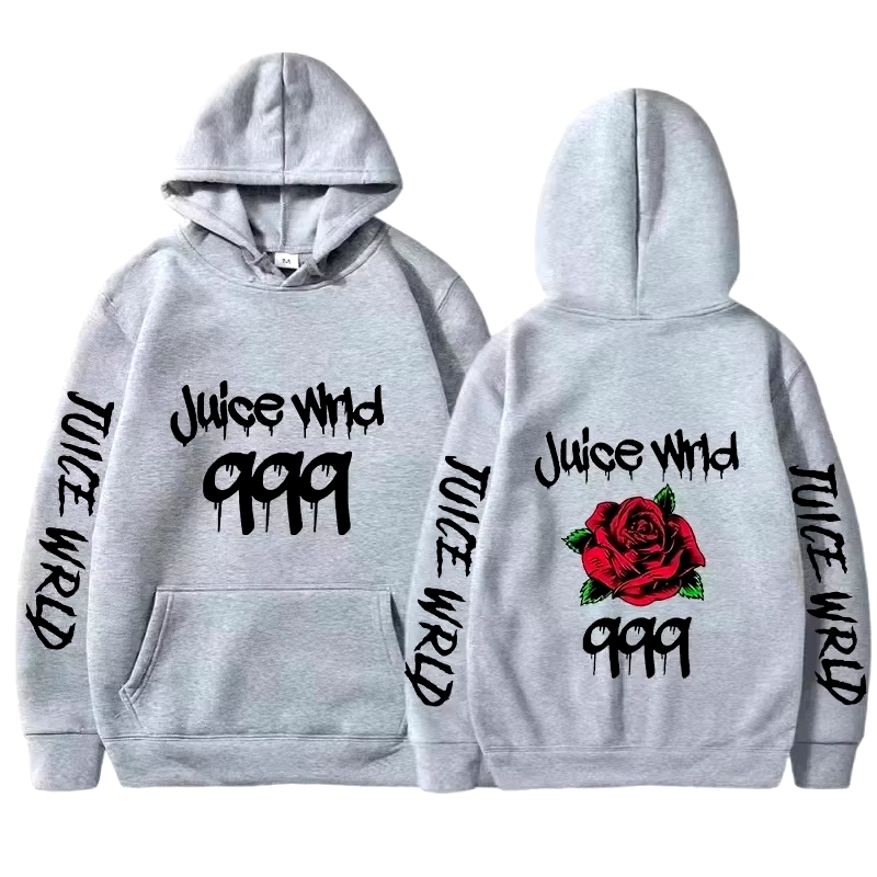 2025 Juice WRLD Women Hoodies 999 Print Pullover Hooded Music Rapper ...