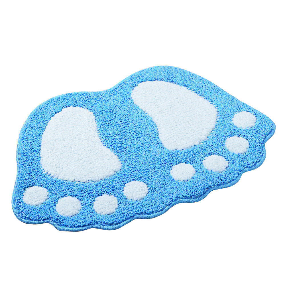 Bathroom Mats With Non-Slip Backing Big Feet Bath Rugs Shower Mat ...