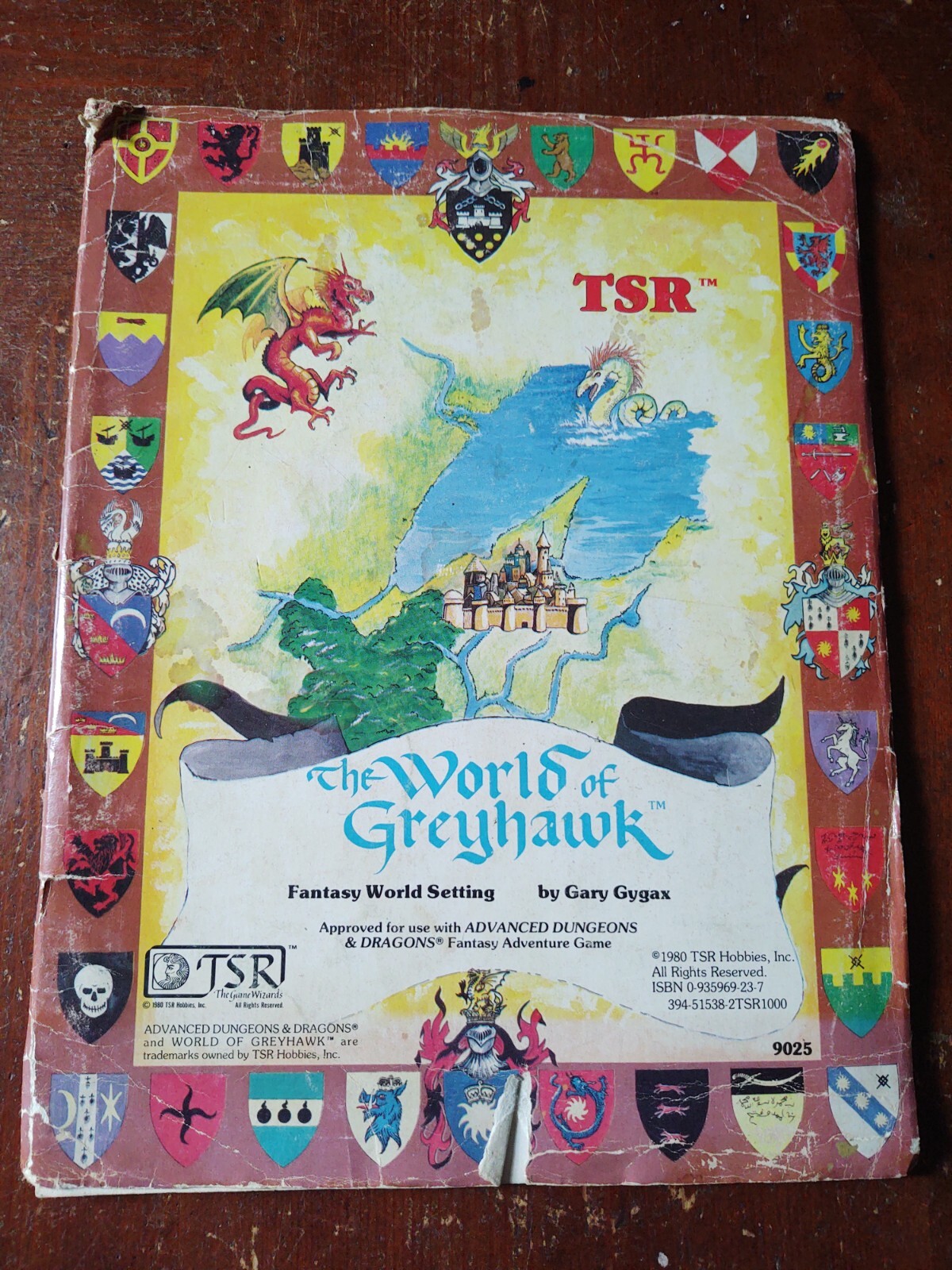 TSR 1980 D&D World of Greyhawk Folio Set With Maps Gygax Dungeons ...
