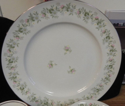 VINTAGE JOHANN HAVILAND BAVARIA GERMANY FOREVER SPRING CHINA DINNER ...