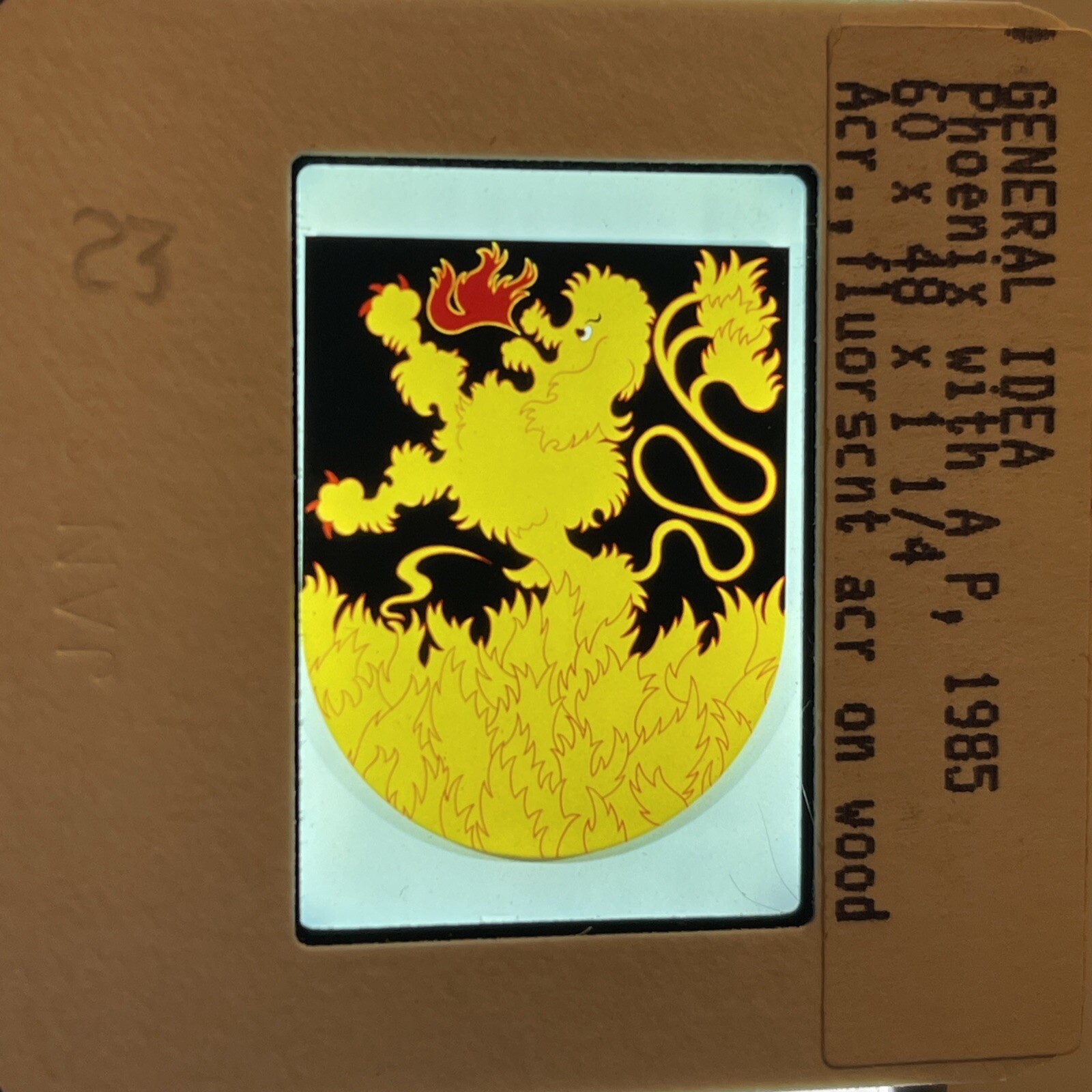 General Idea-Jorge Zontal, AA Bronson, Felix Partz “Phoenix” 35mm Art ...