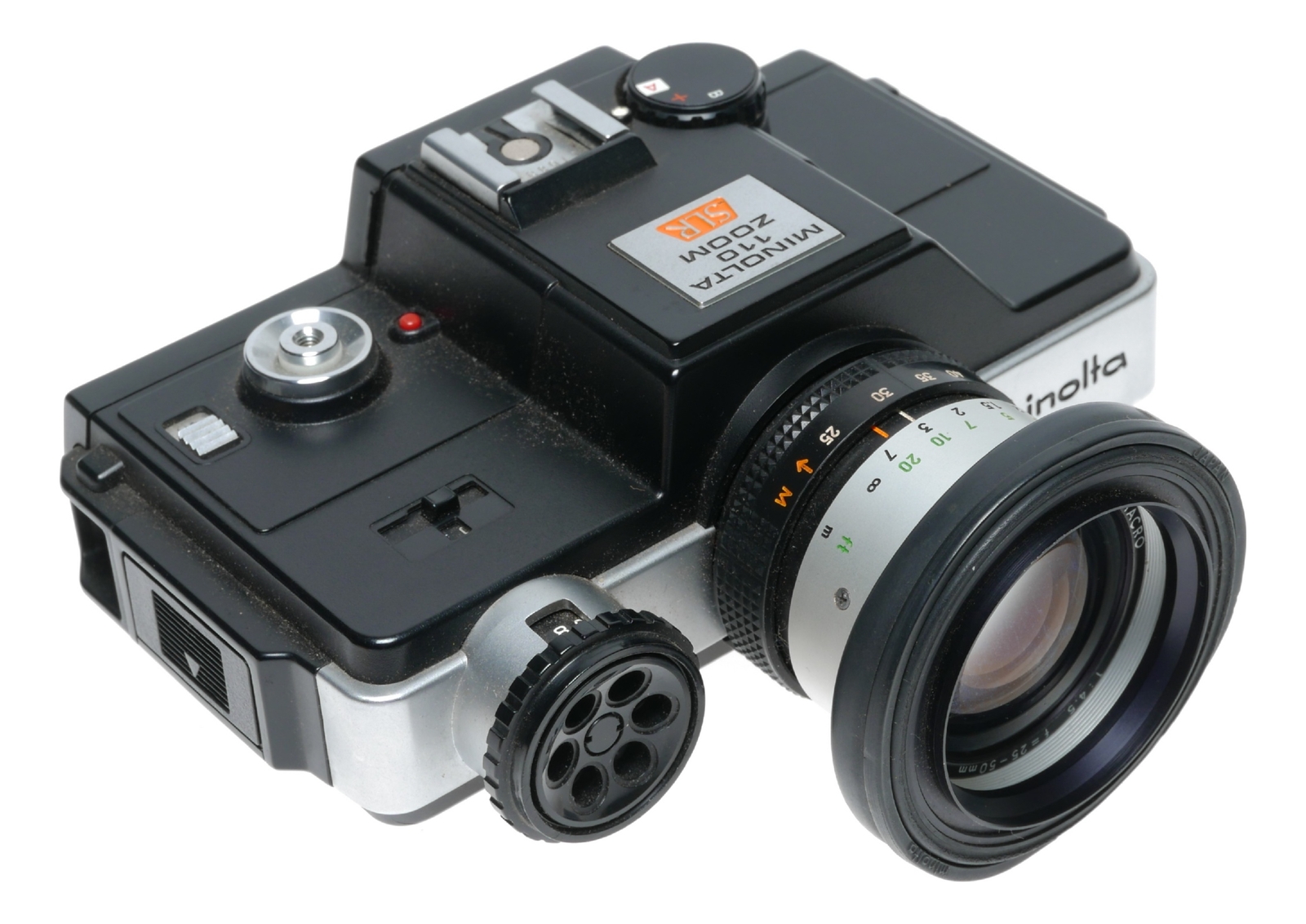 Minolta 110 Zoom Miniature SLR Film Camera 1:4.5 25-50mm | eBay