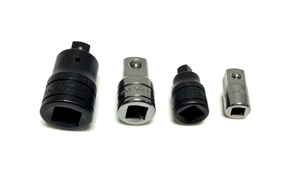 New Snap-on™ 4-pc 1/2" 3/8" 1/4" Socket Adaptor Set GFAT1E GSAF1F TA3 ...