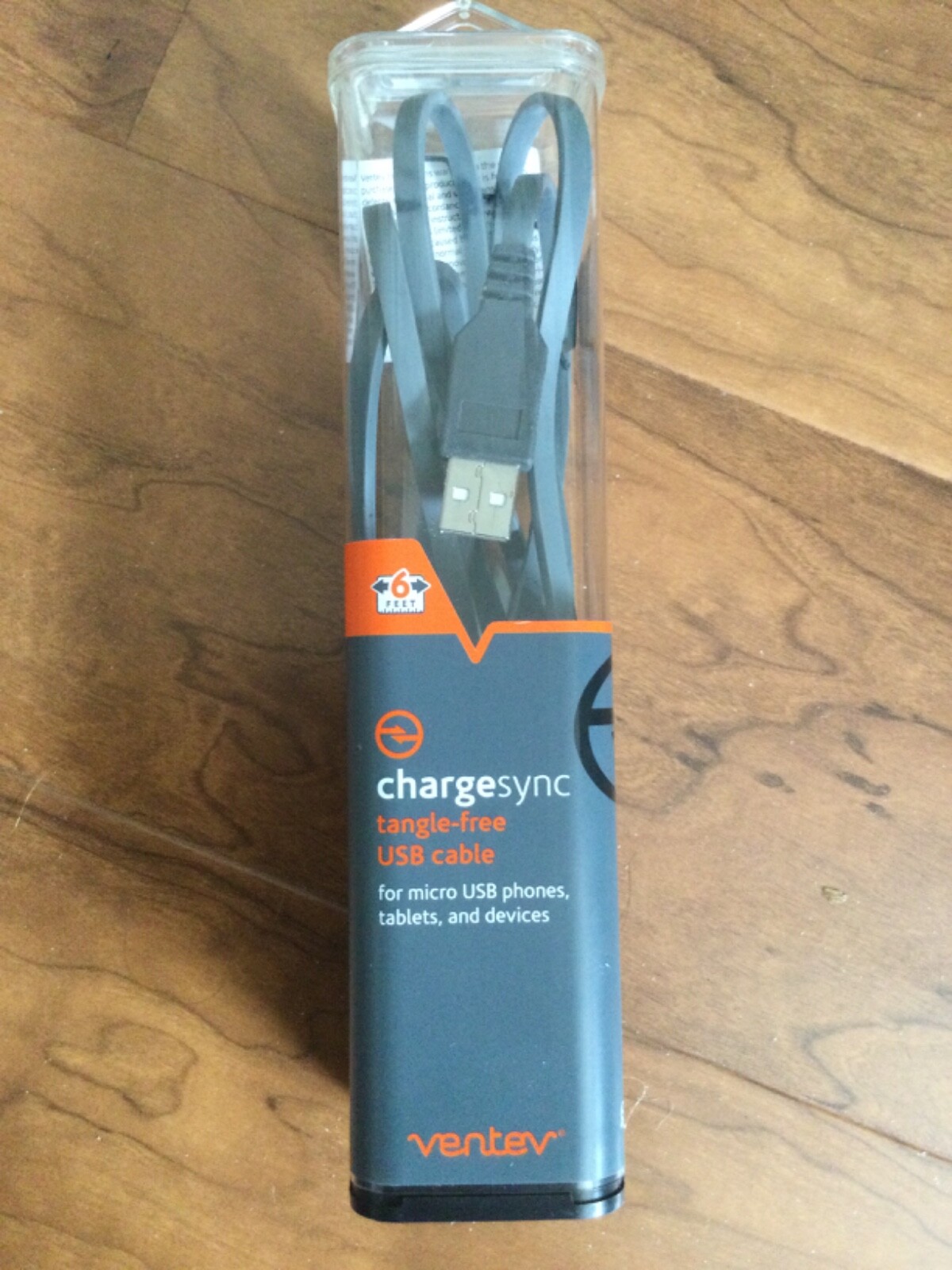 3-Nip Ventev ChargeSync 6ft Tangle Free USB Cable H | eBay