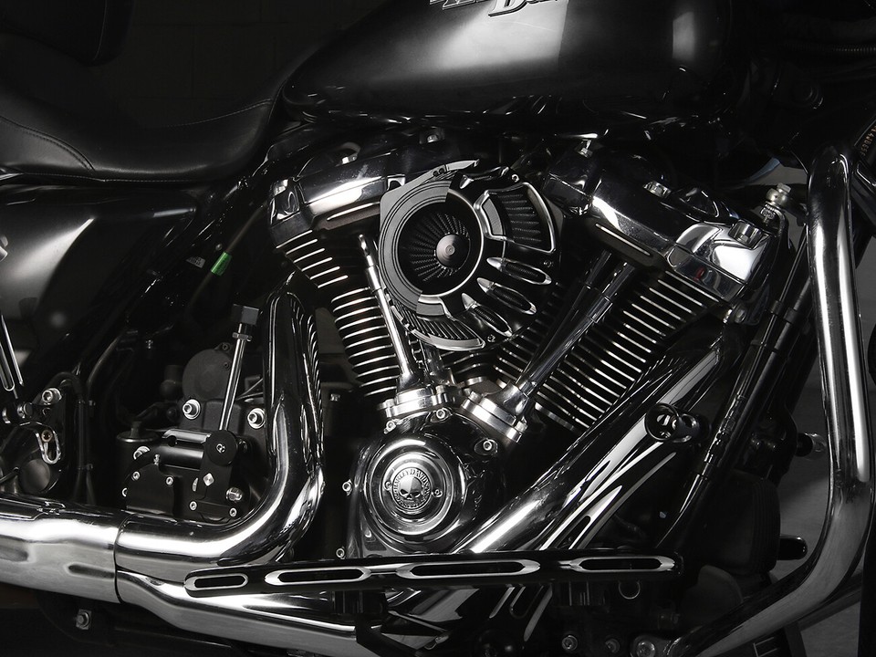 CNC Edge Cut Air Intakes For Harley Touring FLHT 2017-Up Softail Fatboy ...