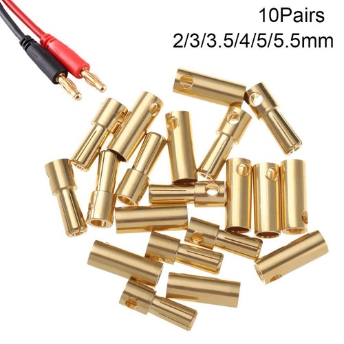 Airplane RC Battery Connector Male Female Plugs Bullet Banana Plug High ...
