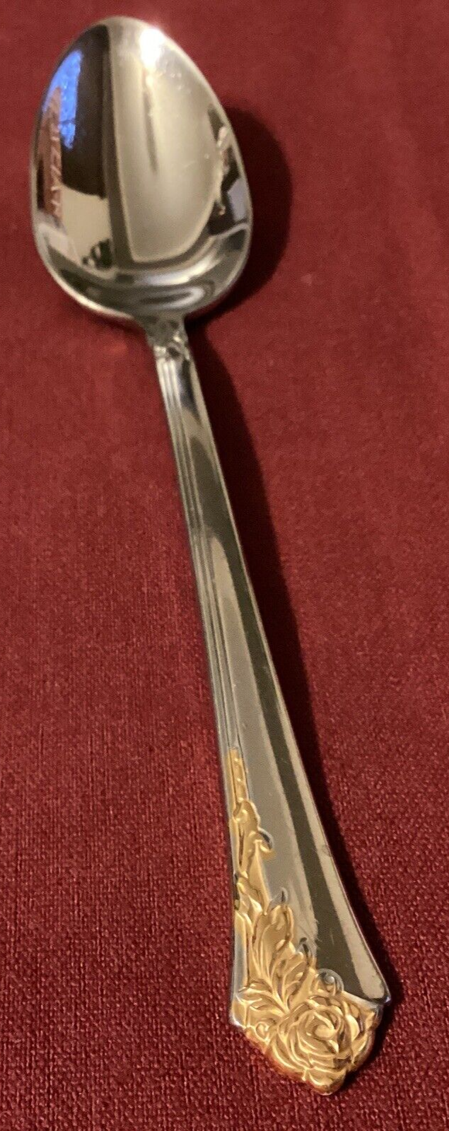 Oneida Stainless GOLDEN DAMASK ROSE Teaspoon (s) Vintage Flatware USA ...