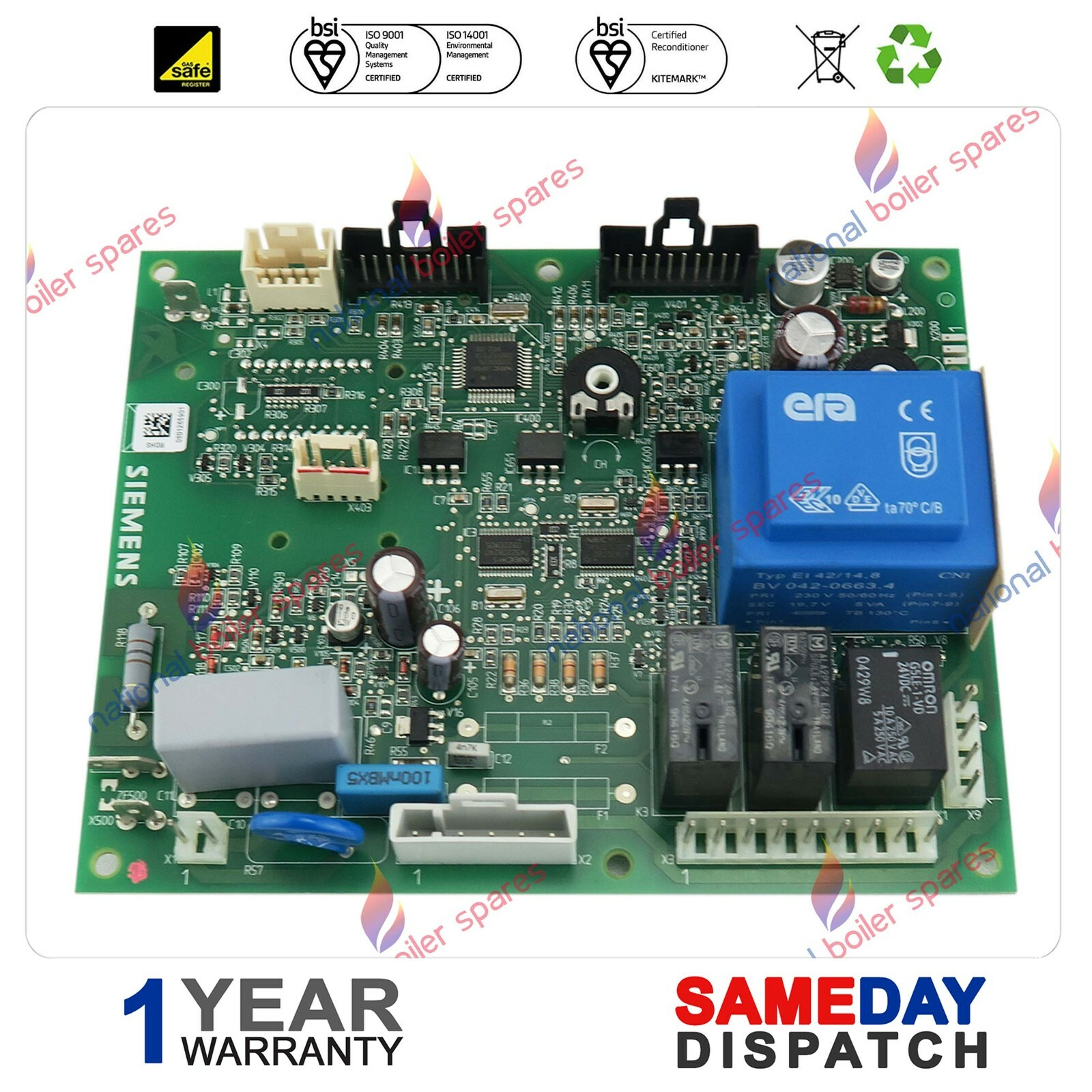 MAIN COMBI ECO ELITE 25 COMBI ERP BOILER MAIN PRINTED CIRCUIT BOARD PCB ...