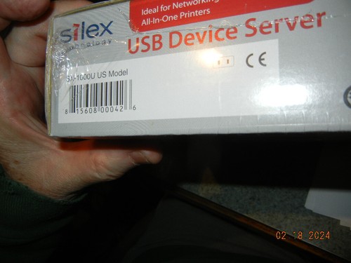 Silex SX-1000U USB device SERVER NOS sealed in factory box, | eBay