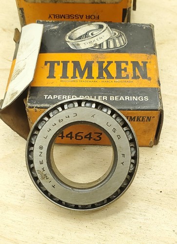 Timken L44643 Tapered Roller Bearing Single Cone - USA Made | eBay