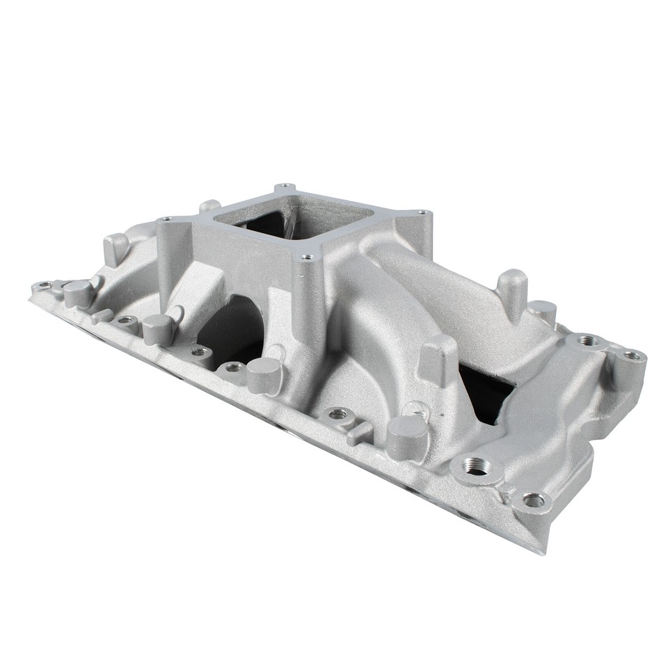Fits Small Block Ford SBF 289 302 Single Plane Satin Aluminum Intake ...