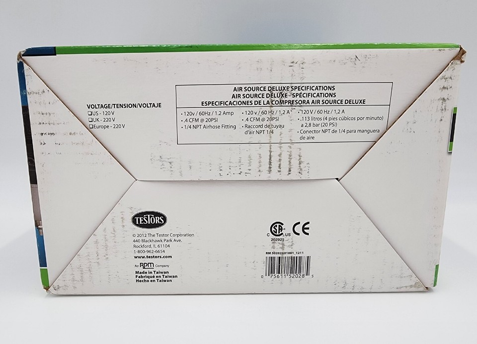 Testors Aztek AC200 Compact Airbrush Compressor 50202A Moisture Trap ...