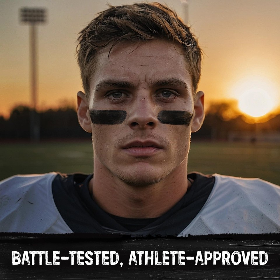 Sports Eye Black Stick, 3-Pack, Face Paint & Anti-Glare, Drip for ...