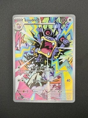 Pokémon TCG Loudred Paradox Rift 212/182 Holo Illustration Rare Card | eBay