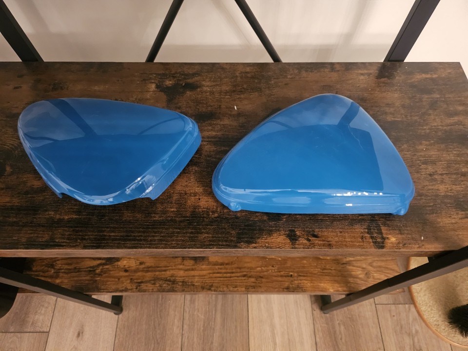 Honda SL70 Set Of Aquarius Blue Tins, Gas Tank, Fenders,Side Covers ...