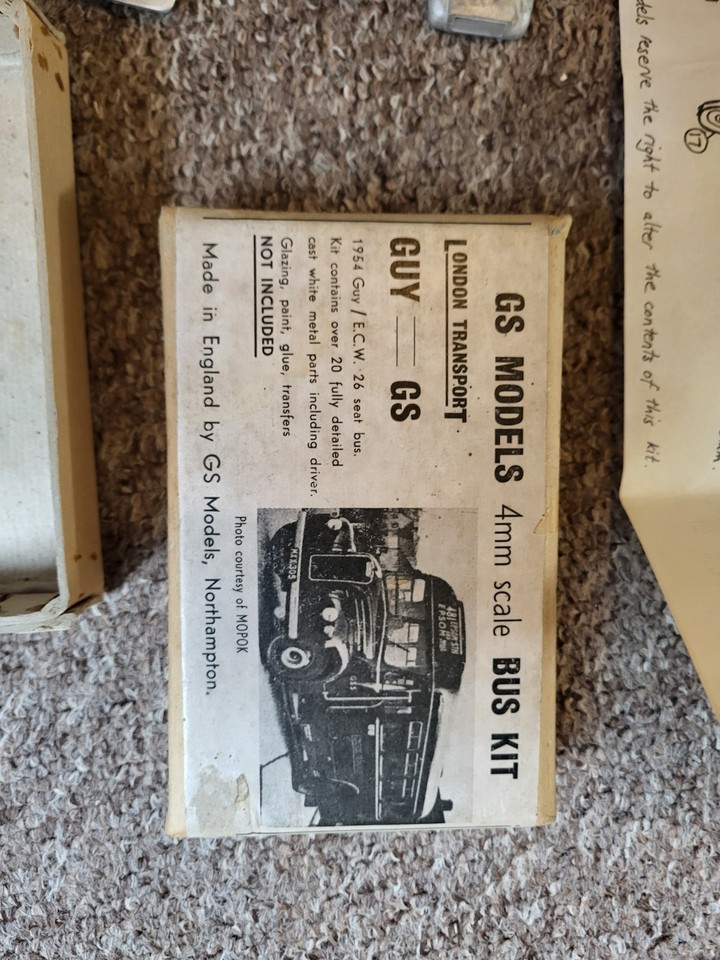 00 Gauge, white metal model bus kits, 1:76 Scale Bus Models, Model Bus ...