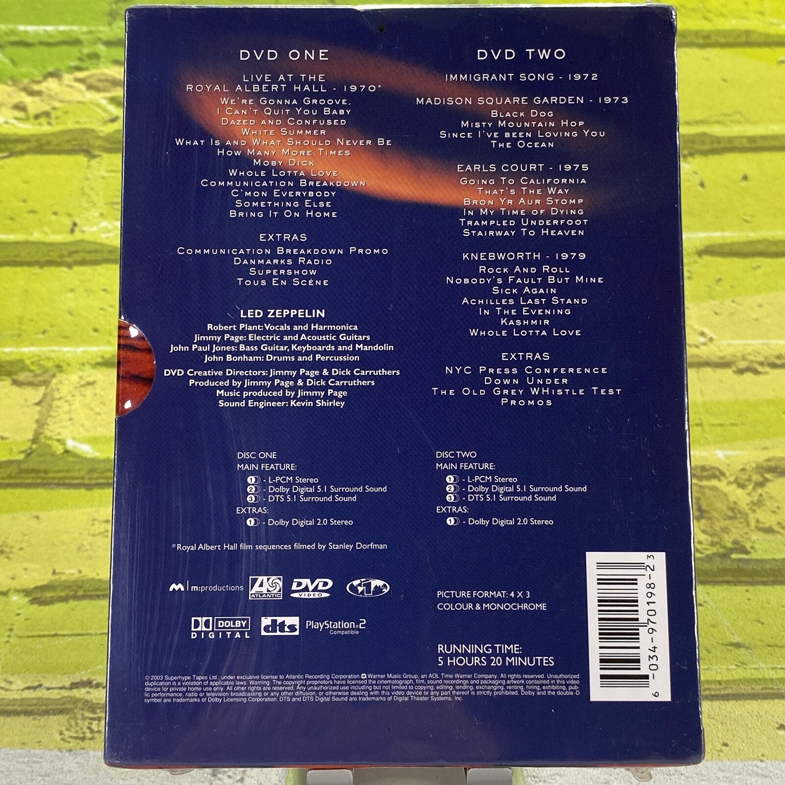 Led Zeppelin Live DVD Classic Live Performances 2 Disc Boxed Set | eBay