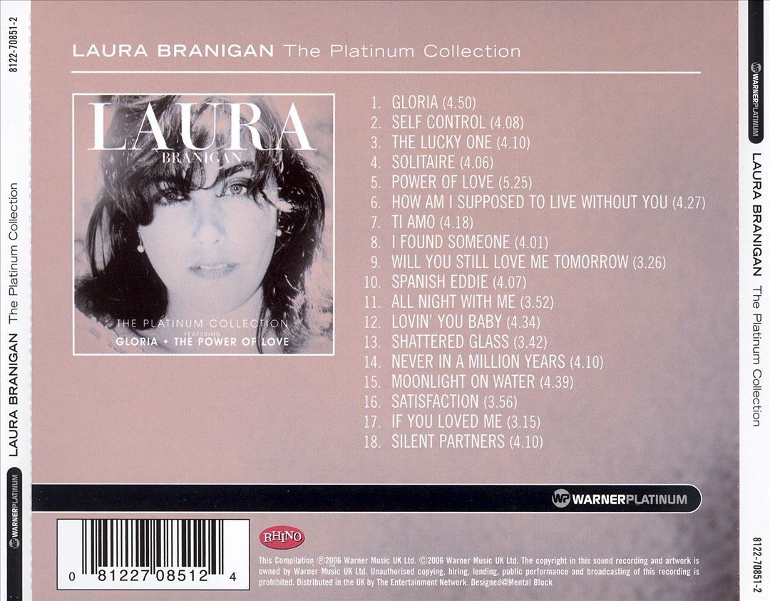 Laura Branigan 2004 LAURA BRANIGAN PLATINUM COLLECTION [REMASTER]