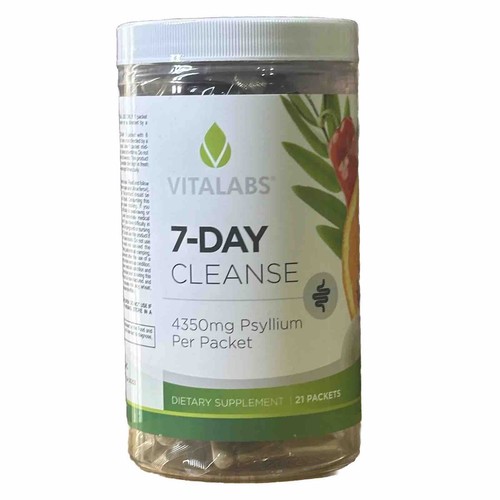 7-Day Body Cleanse Detox Kit 4350mg Psyllium - 21 Packs Dietary ...