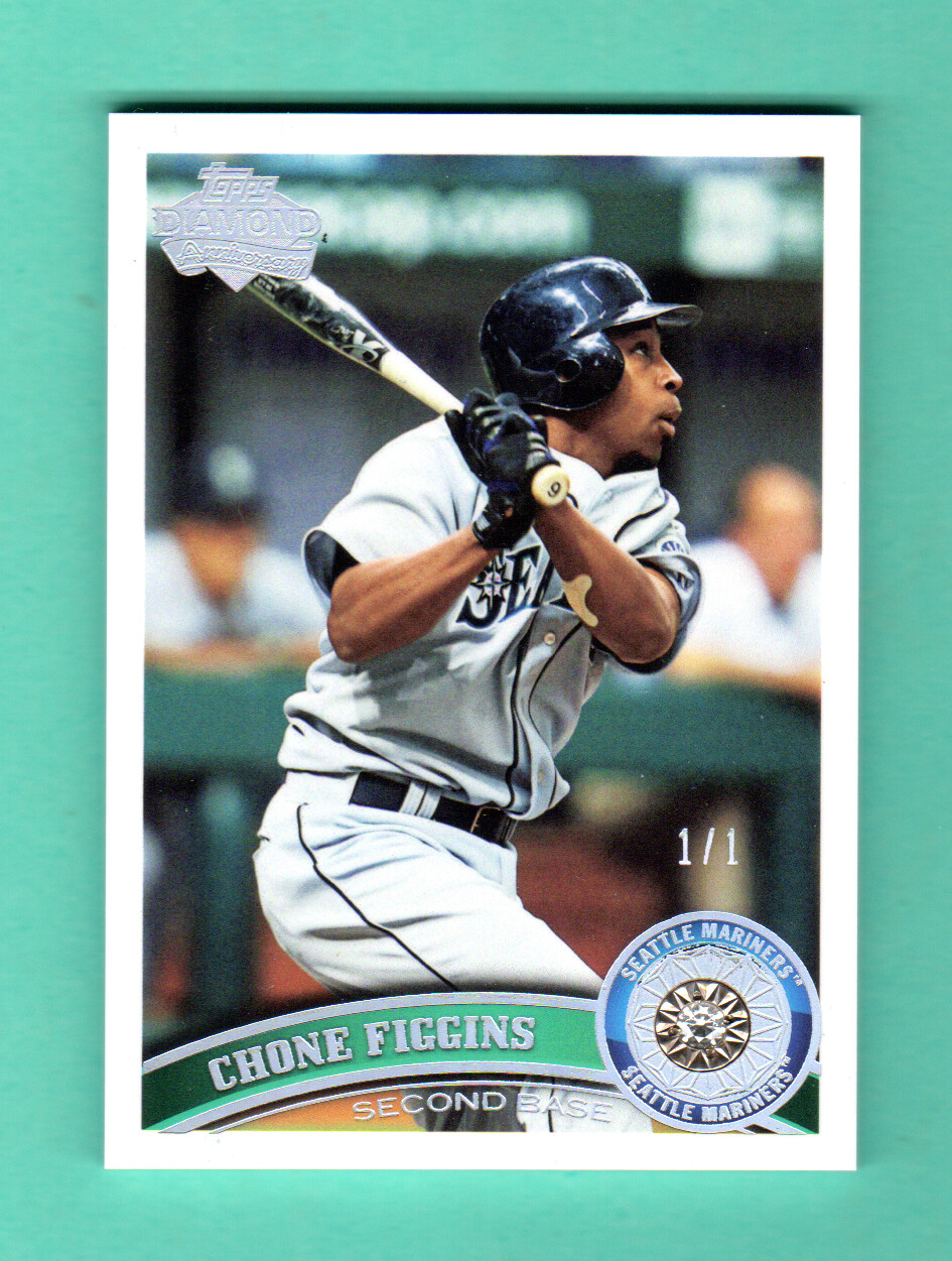 CHONE FIGGINS 2011 TOPPS DIAMOND ANNIVERSAY DIAMIAMOND # 1 / 1 SEATTLE ...