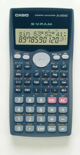 Casio FX-100AU PLUS Scientific Calculator - Black for sale online | eBay